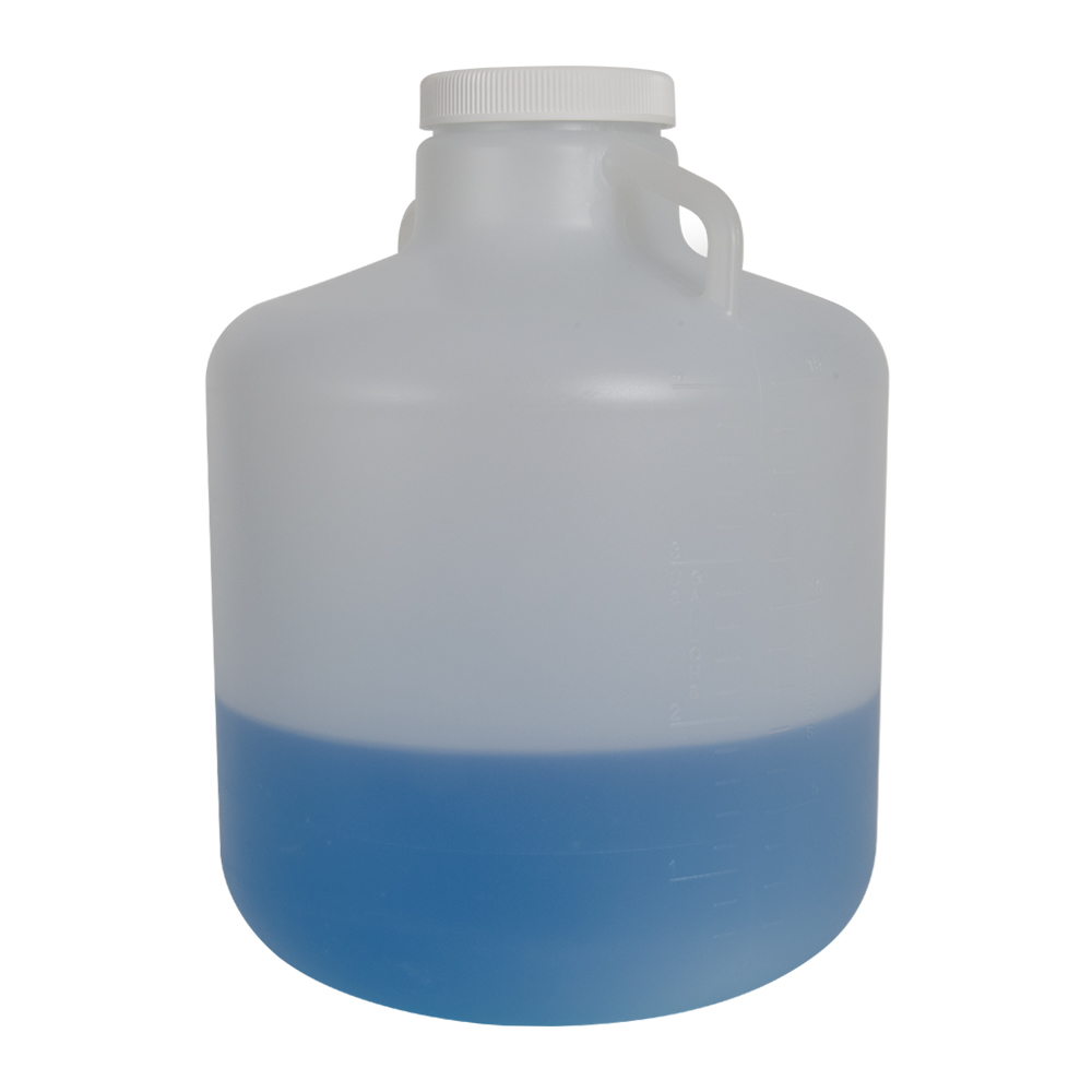 15 Liter Diamond® RealSeal™ Round Wide Mouth Polypropylene Carboy | U.S. Plastic Corp.
