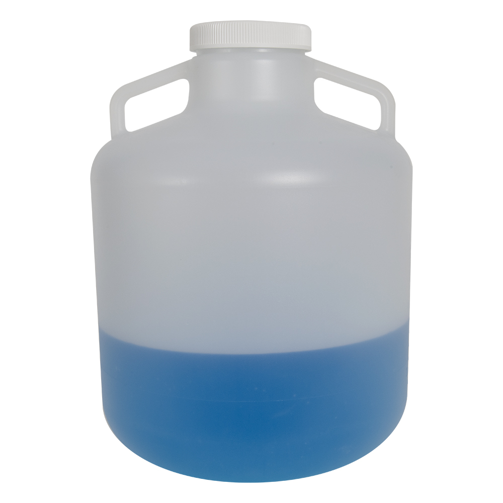 15 Liter Diamond® RealSeal™ Round Wide Mouth Polypropylene Carboy | U.S ...