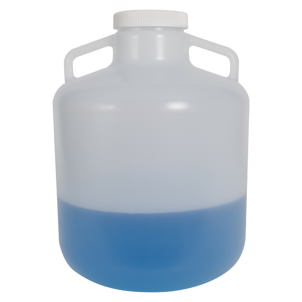 15 Liter Diamond® RealSeal™ Round Wide Mouth LDPE Carboy | U.S. Plastic Corp.