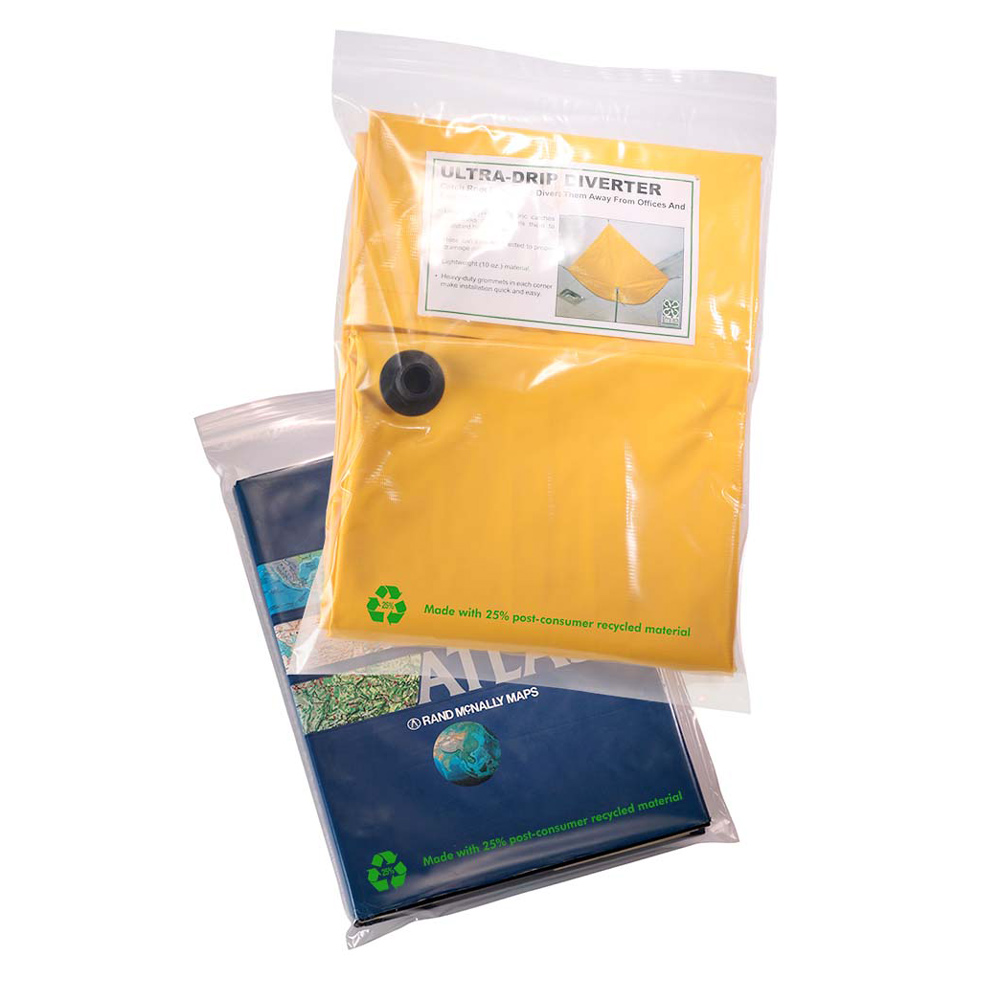 Reclosable Bags (25% PCR Material) | U.S. Plastic Corp.