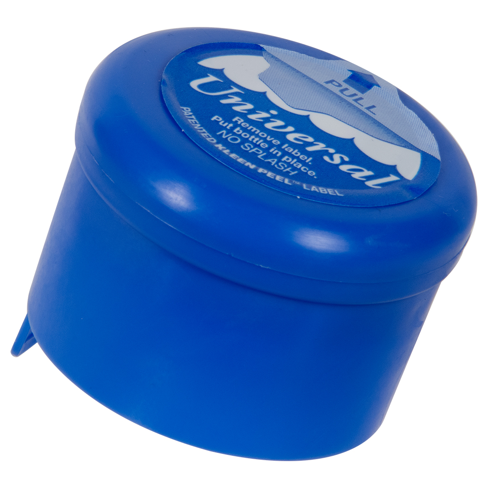 55mm U-5 Universal Light Blue Water Jug Cap with Polyethylene Foam ...