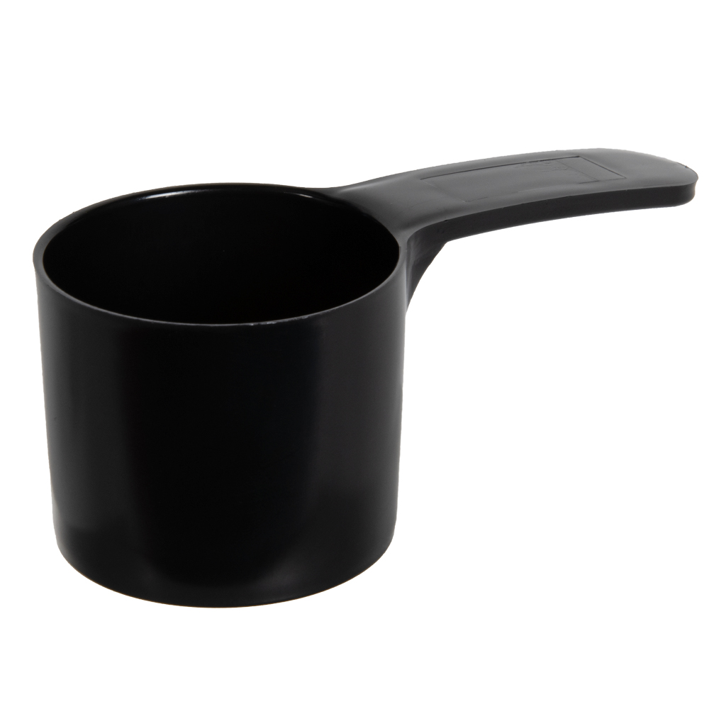 70cc Black HDPE Dry Scoop | U.S. Plastic Corp.
