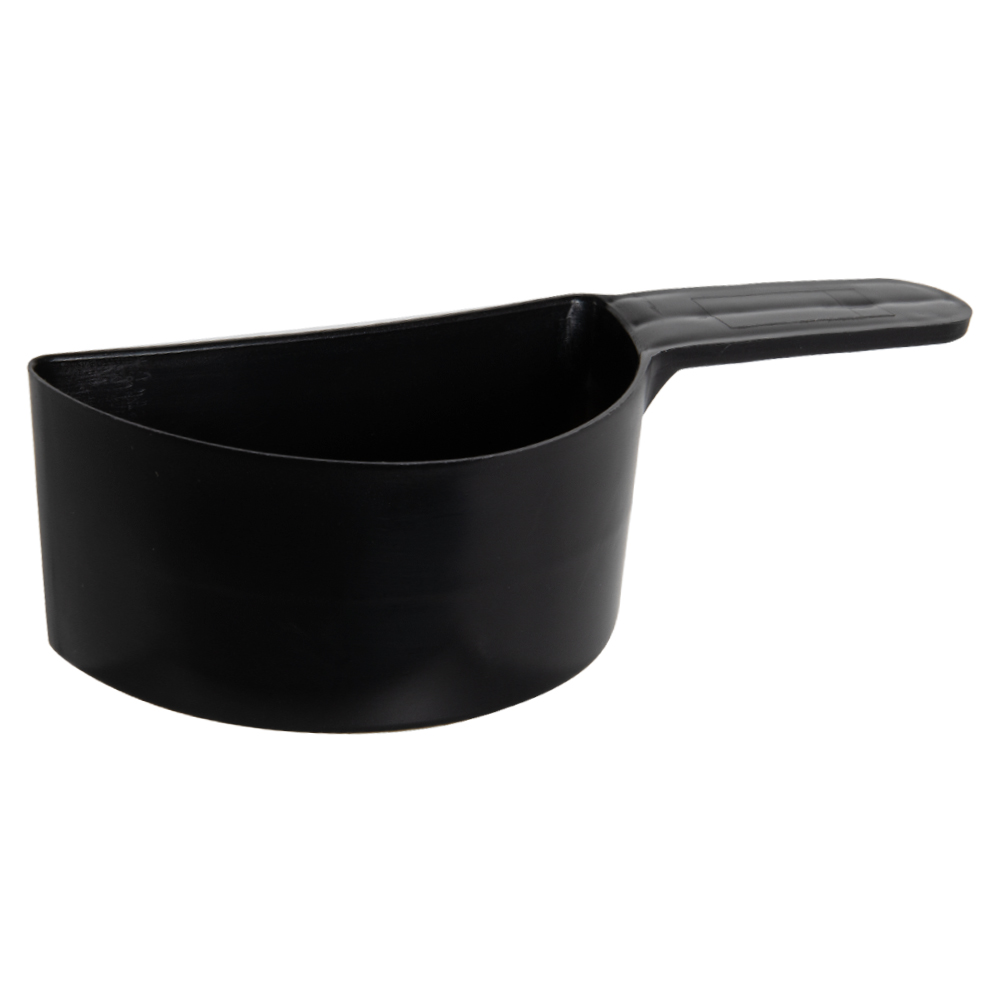 115cc Black HDPE Dry Scoop | U.S. Plastic Corp.