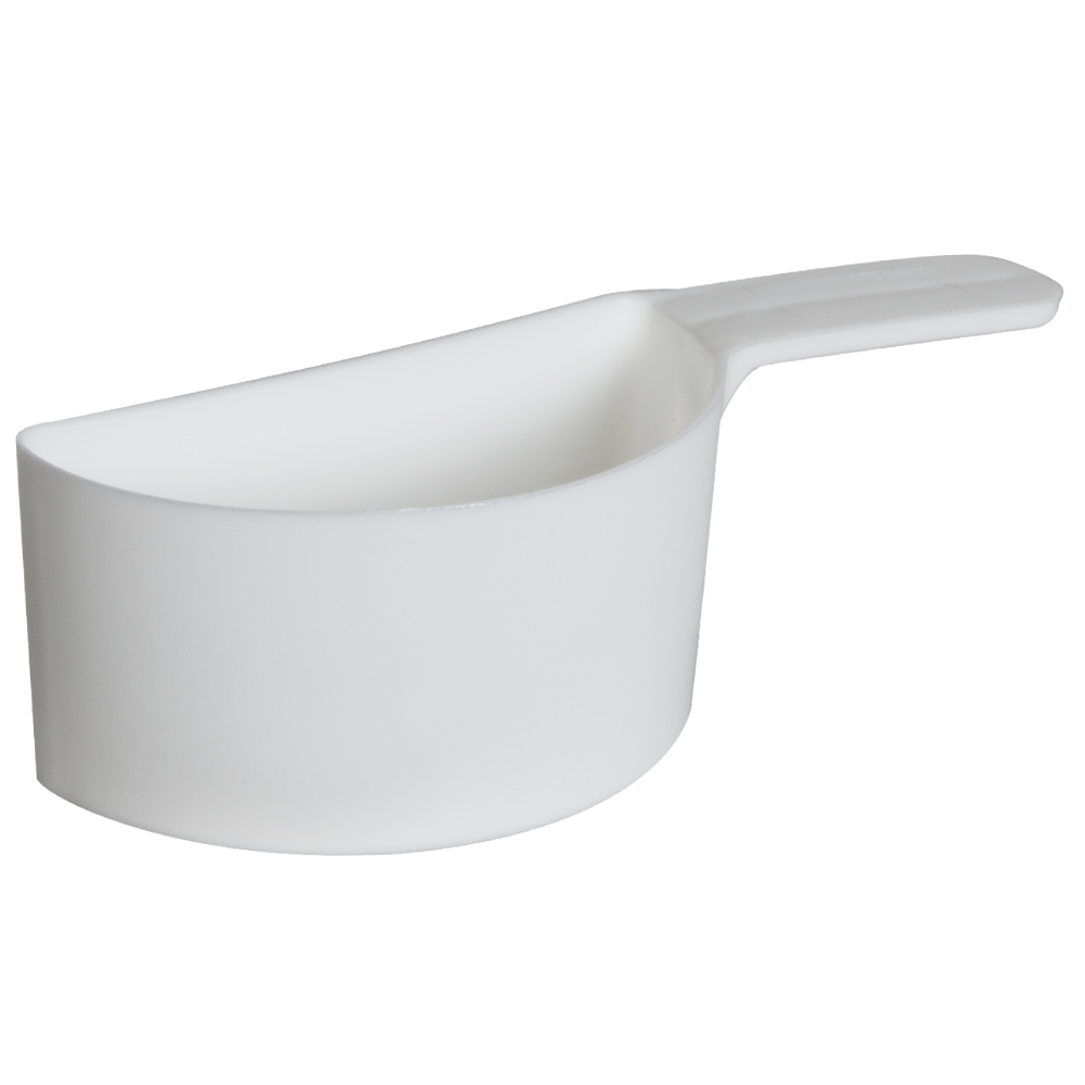 115cc White HDPE Dry Scoop | U.S. Plastic Corp.