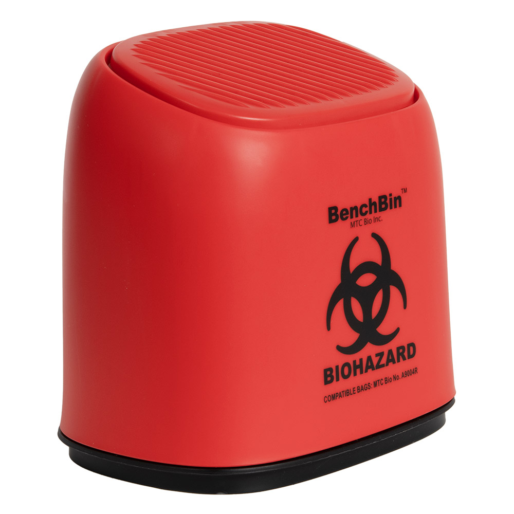 1-1/2 Liter BenchBin™ Biohazard Waste Bin | U.S. Plastic Corp.