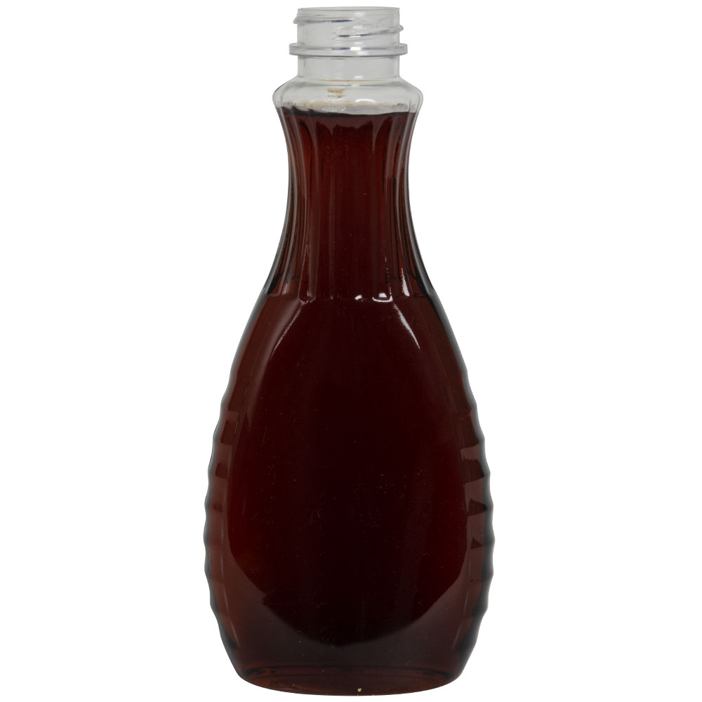12 oz. PVC Syrup Bottle with 33/400 Neck & No Handle (Cap Sold ...