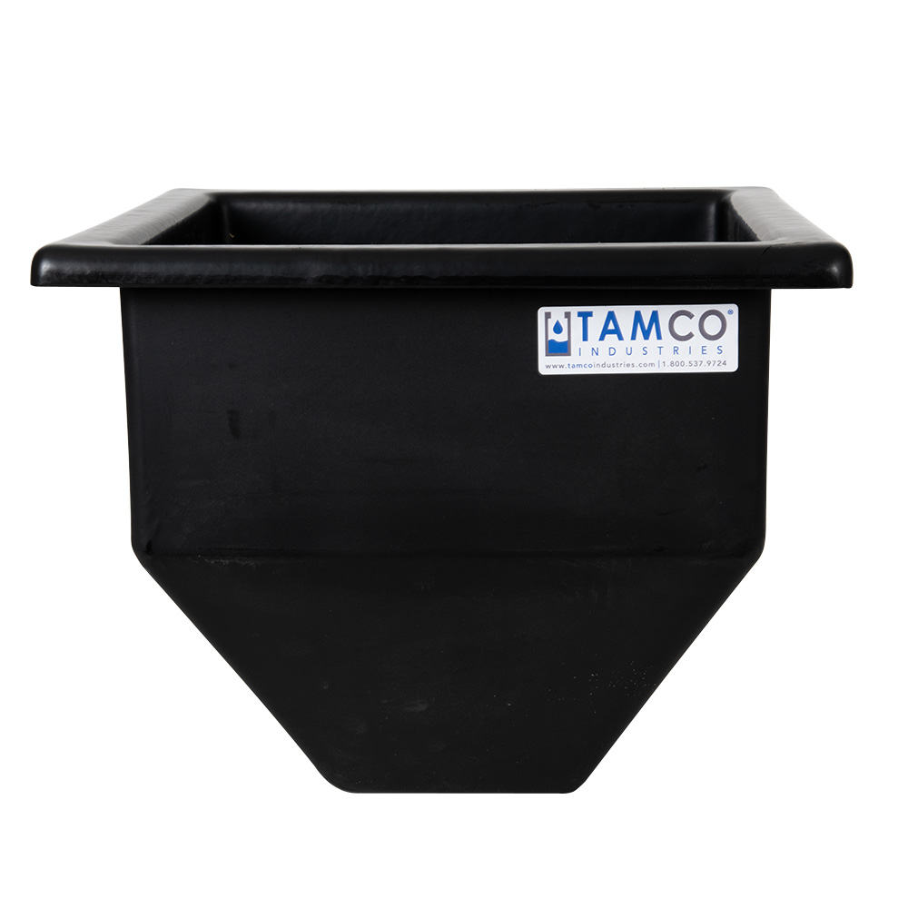 12-1/2" L x 12-1/2" W x 13" Hgt. Black Tamco® Square Hopper | U.S ...