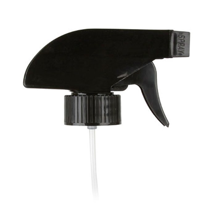 28/400 Black Economy Trigger Sprayer with 9-1/4" Dip Tube & 0.6mL ...