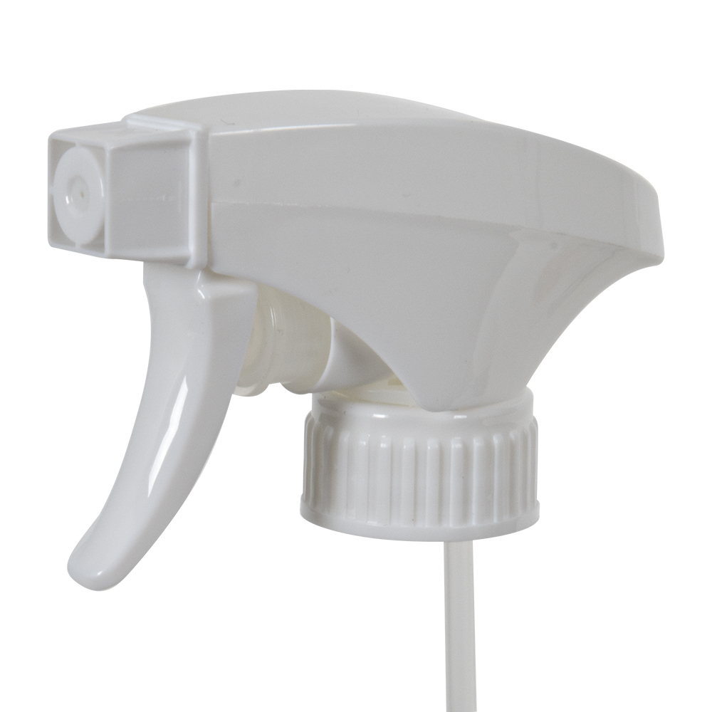 28/400 White Economy Trigger Sprayer with 9-1/4" Dip Tube & 1.2mL ...