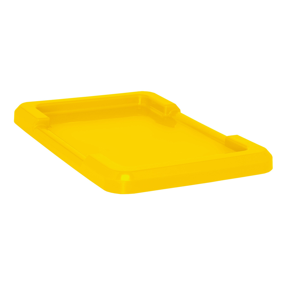 Yellow Lid for Quantum® Cross Stack Tubs | U.S. Plastic Corp.