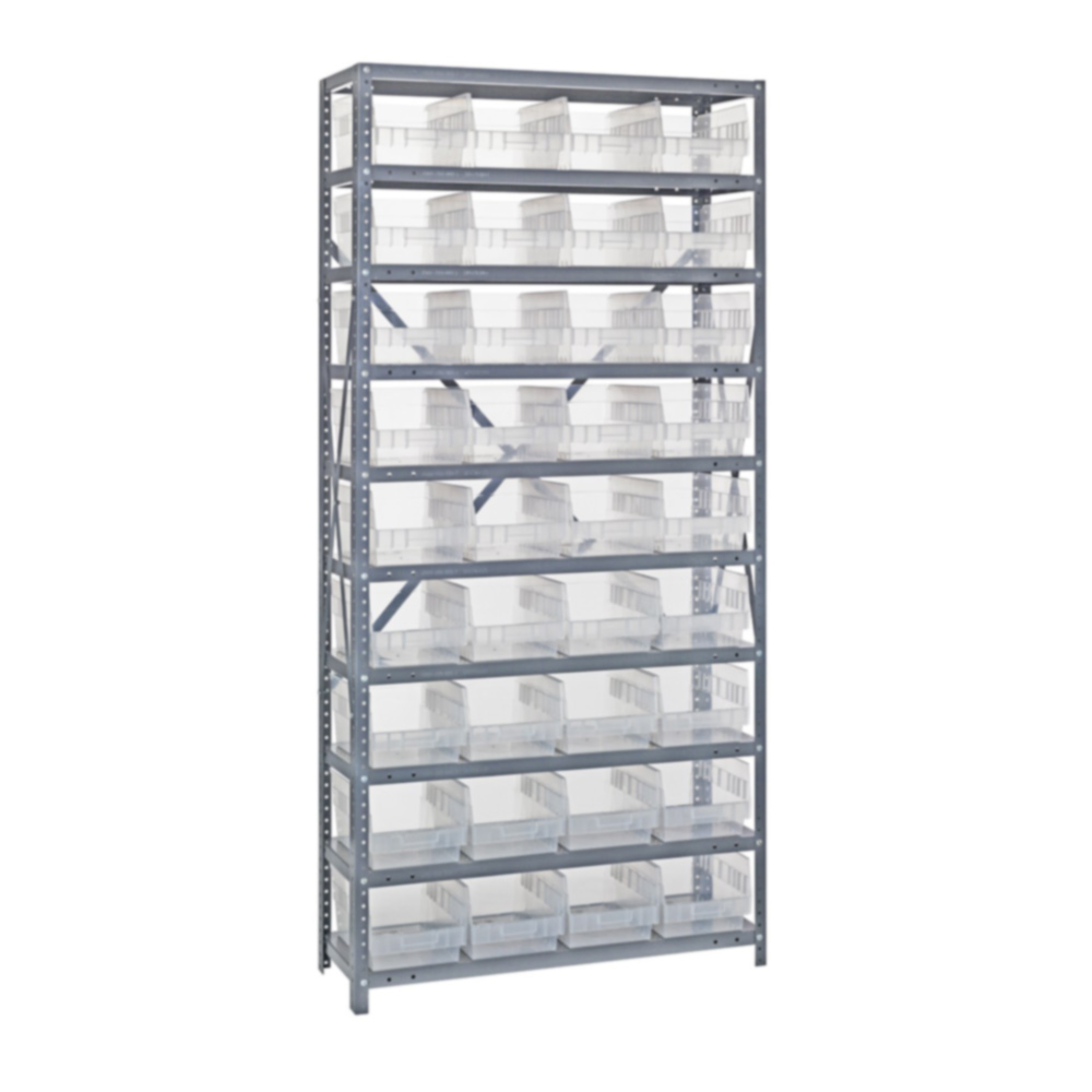 12 W X 36 L X 75 Hgt Unit With 10 Shelves And 36 11 5 8 L X 8 3 8
