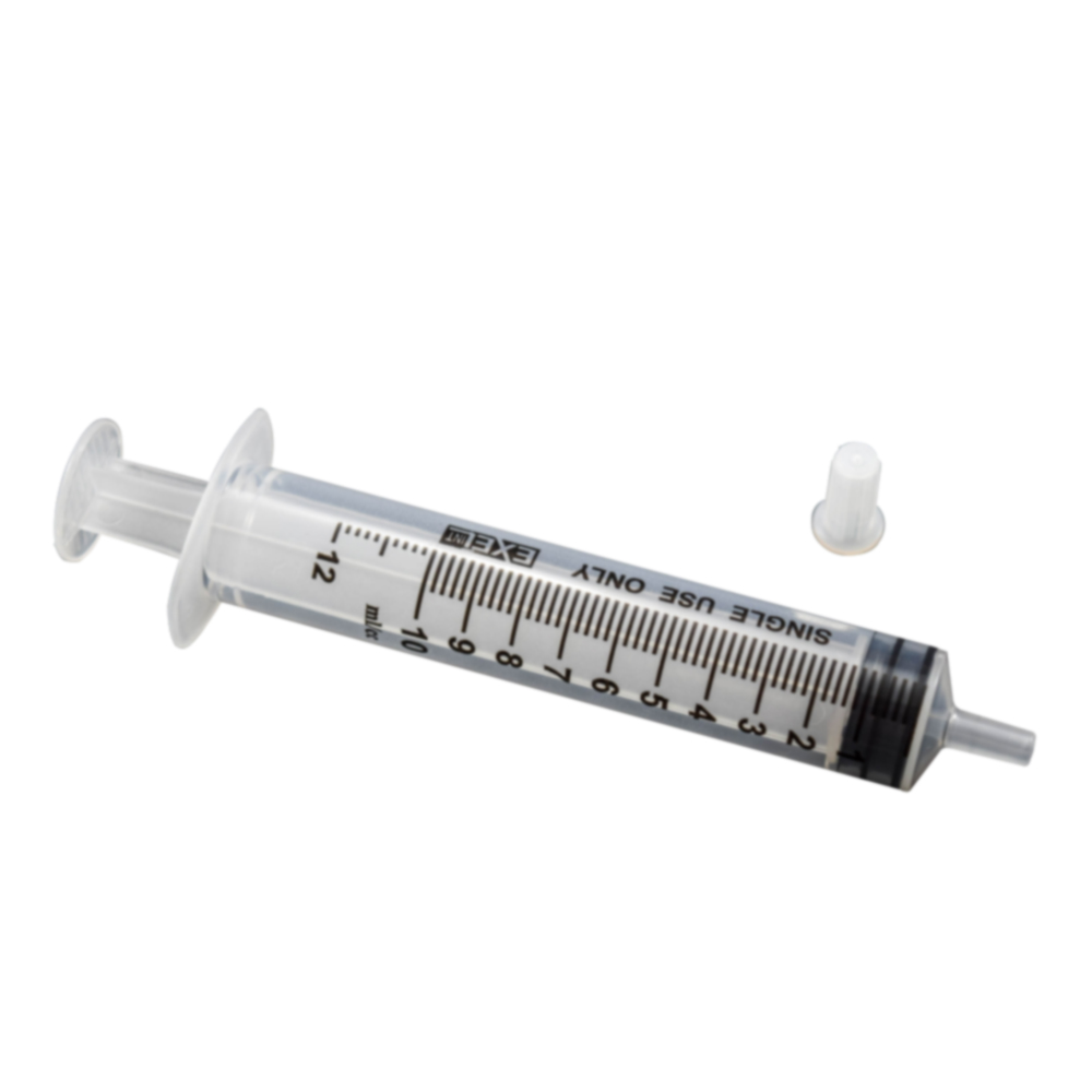 10mL Sterile 3-Part Plastic Syringe with Luer Slip Centric Tip ...