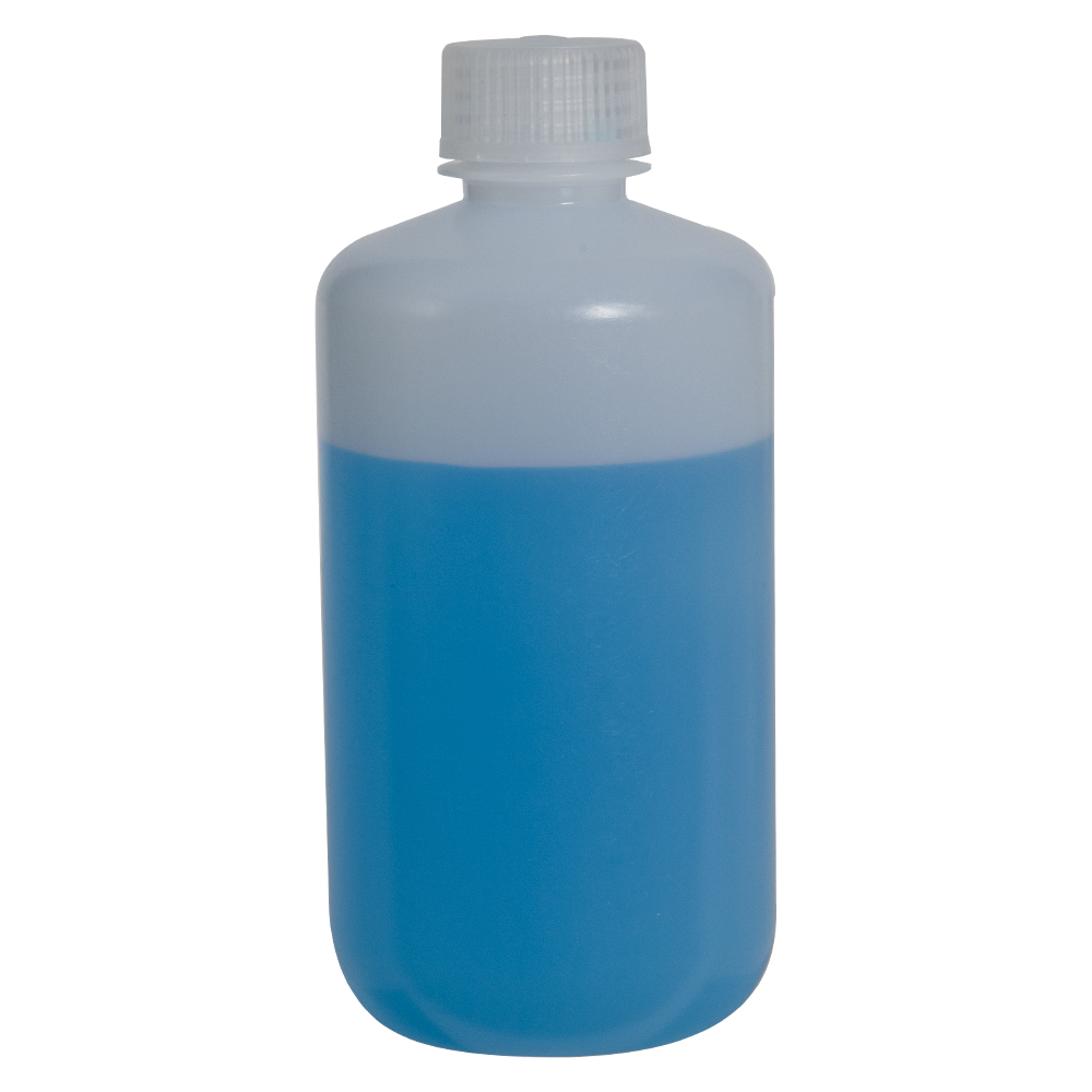 250mL Diamond® Essentials™ Natural HDPE Round Narrow Mouth Economy ...