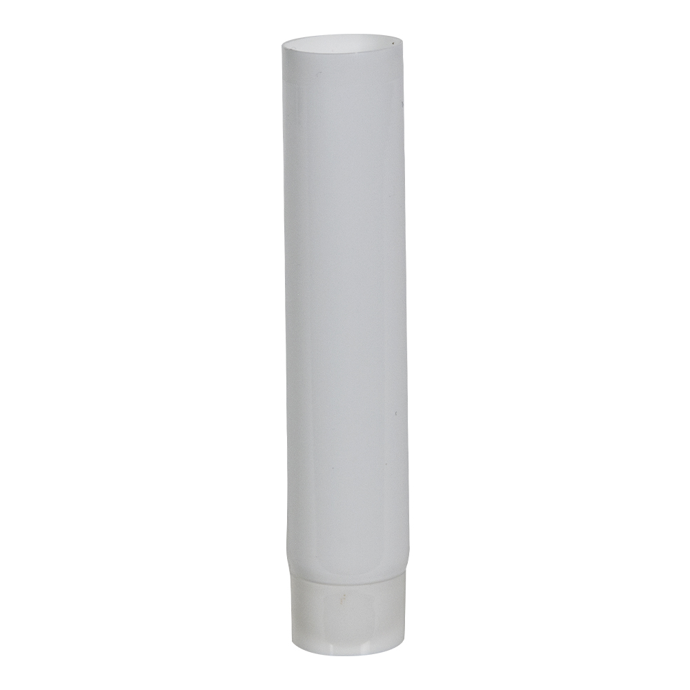 1/2 oz. White LDPE Open End Lotion Tube with Screw Cap | U.S. Plastic Corp.
