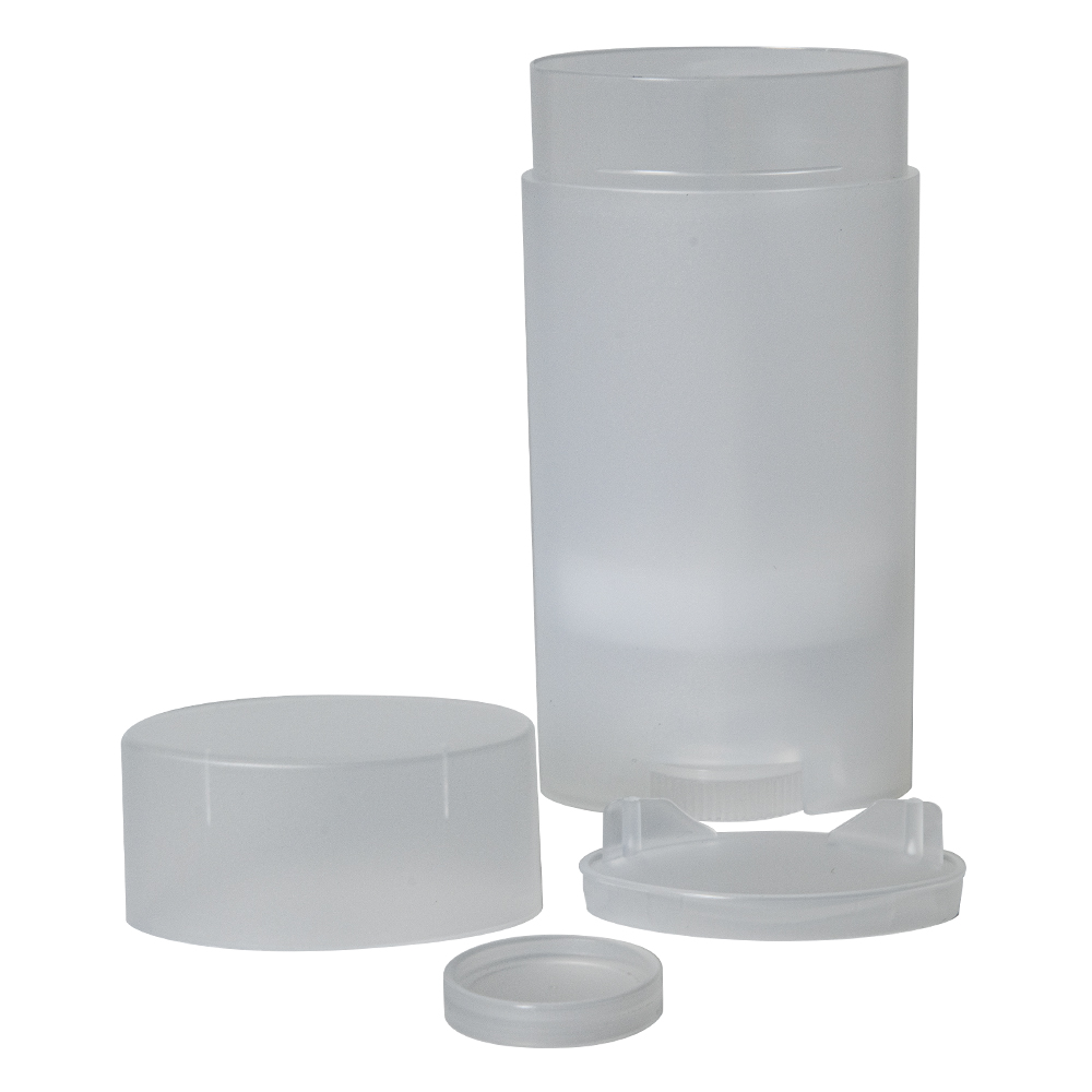 2.65 oz. Traditional Natural Bottom Fill Deodorant Container with Cap ...