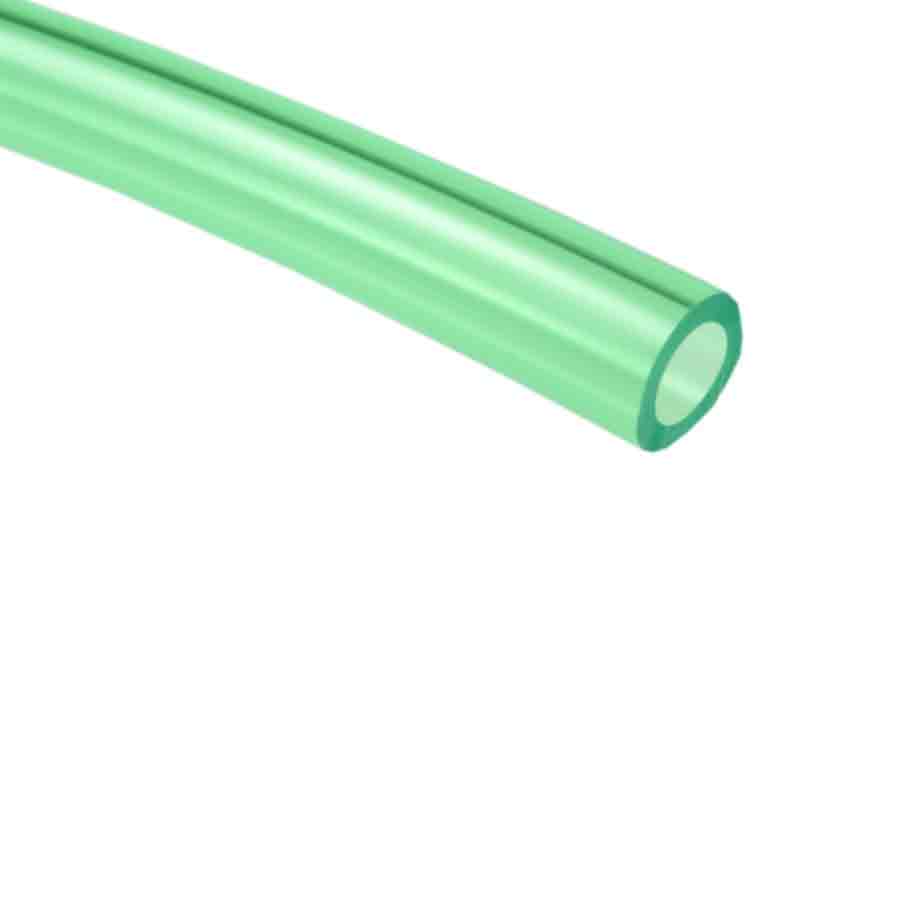 1/8" ID x 1/4" OD x 0.062" Wall Transparent Green 95A Ether-Based ...