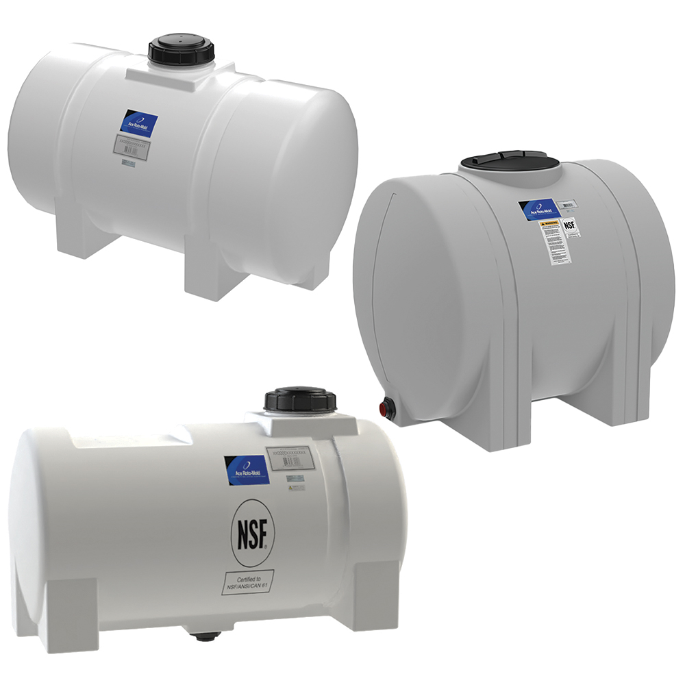 Free Standing Horizontal Bulk Tanks | U.S. Plastic Corp.