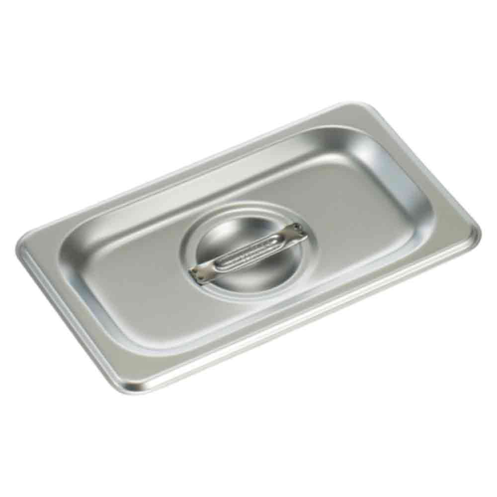 1/9 Size Stainless Steel Solid Flat Cover for Steam Table Pans | U.S ...