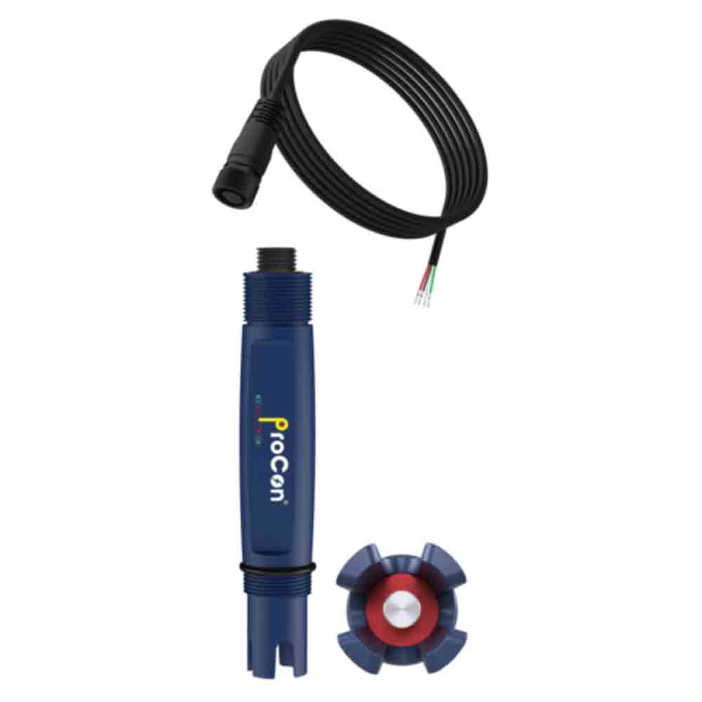 ProCon® R7C Complex ORP Sensor with 4-20mA 4-Wire Output, Flat Gold ...