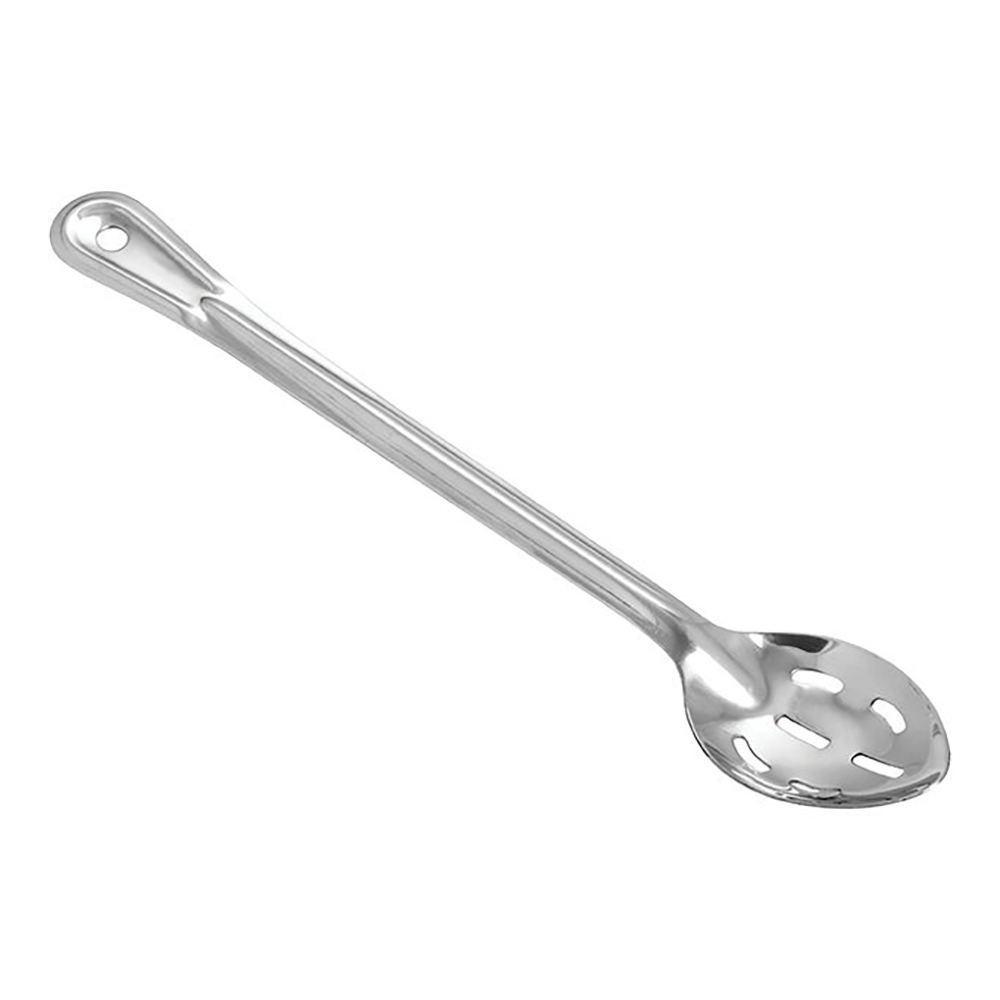 Stainless Steel Slotted Basting Spoon - 15" Long | U.S. Plastic Corp.