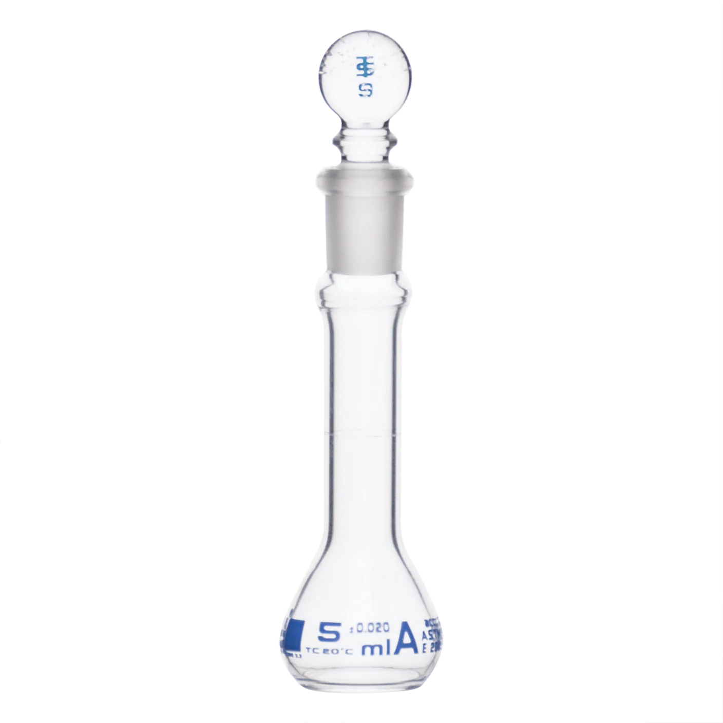 Glass Volumetric Flasks with Glass Stoppers | U.S. Plastic Corp.