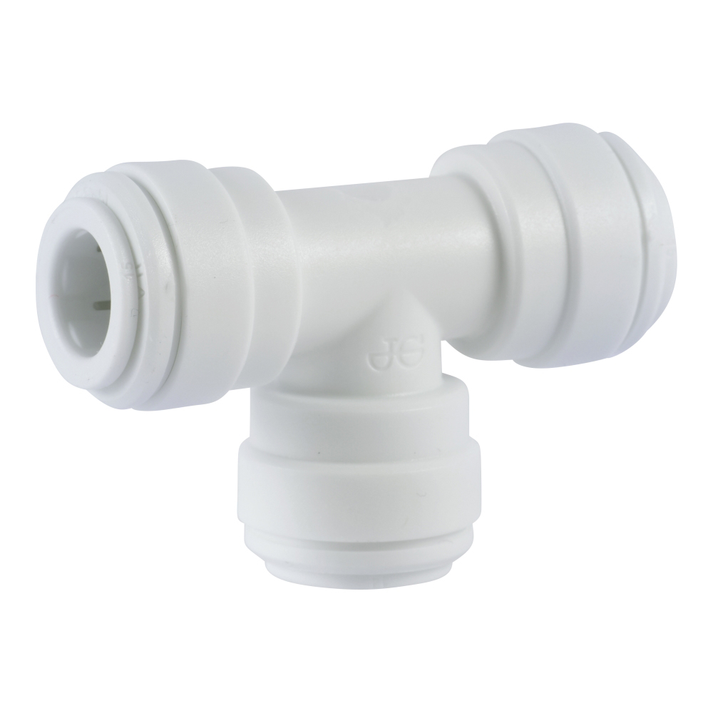 1/4" Tube OD Super Speedfit® White Acetal Union Tee Tube Fitting | U.S ...