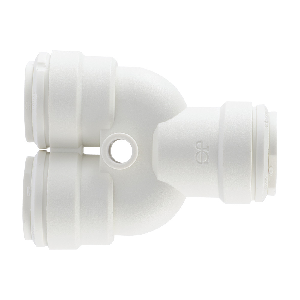 12mm Tube OD White Polypropylene Metric Two-Way Divider | U.S. Plastic ...
