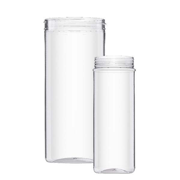 PET Slender Canister Jars | U.S. Plastic Corp.