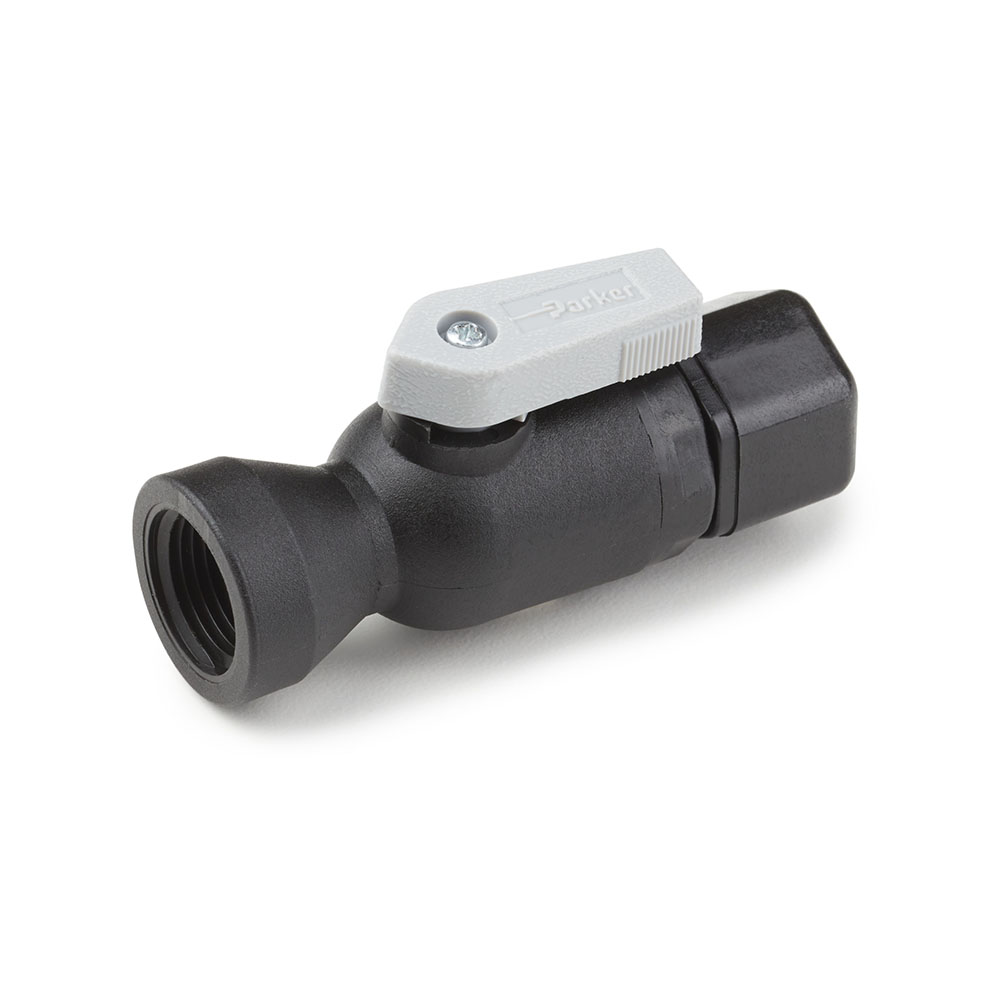 Parker Compression Female Connector Ball Valves | U.S. Plastic Corp.