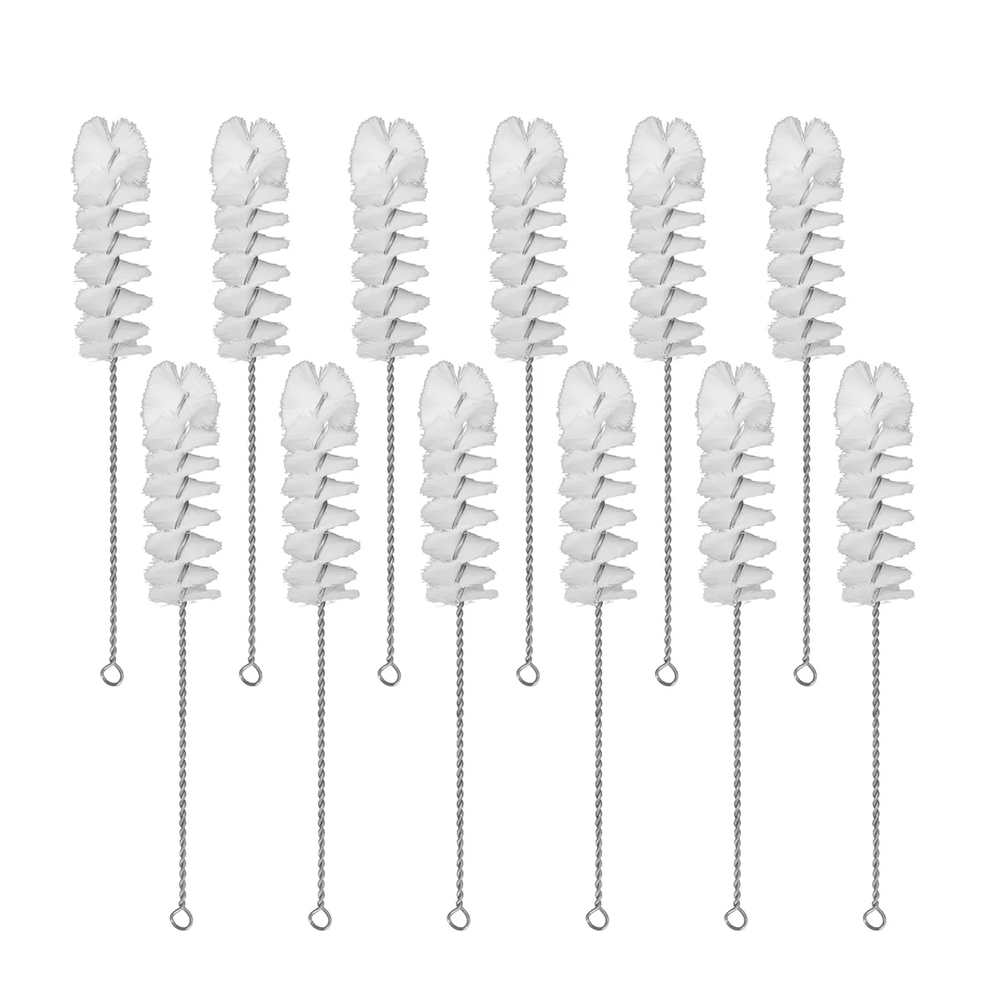 Semi-Stiff Nylon Test Tube Brush - 9-1/4" L x 1/2" Bristle Dia. (Pkg ...