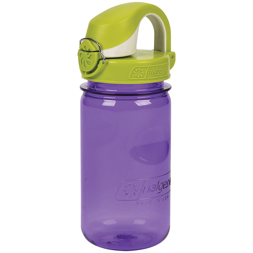 12 oz. Purple Nalgene® Kids On The Fly Sustain Water Bottle with Iguana ...