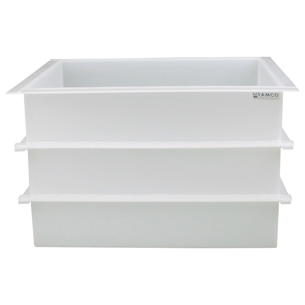 112 Gallon Polypropylene High Temperature Tamco® Tank - 36" L x 30" W x ...