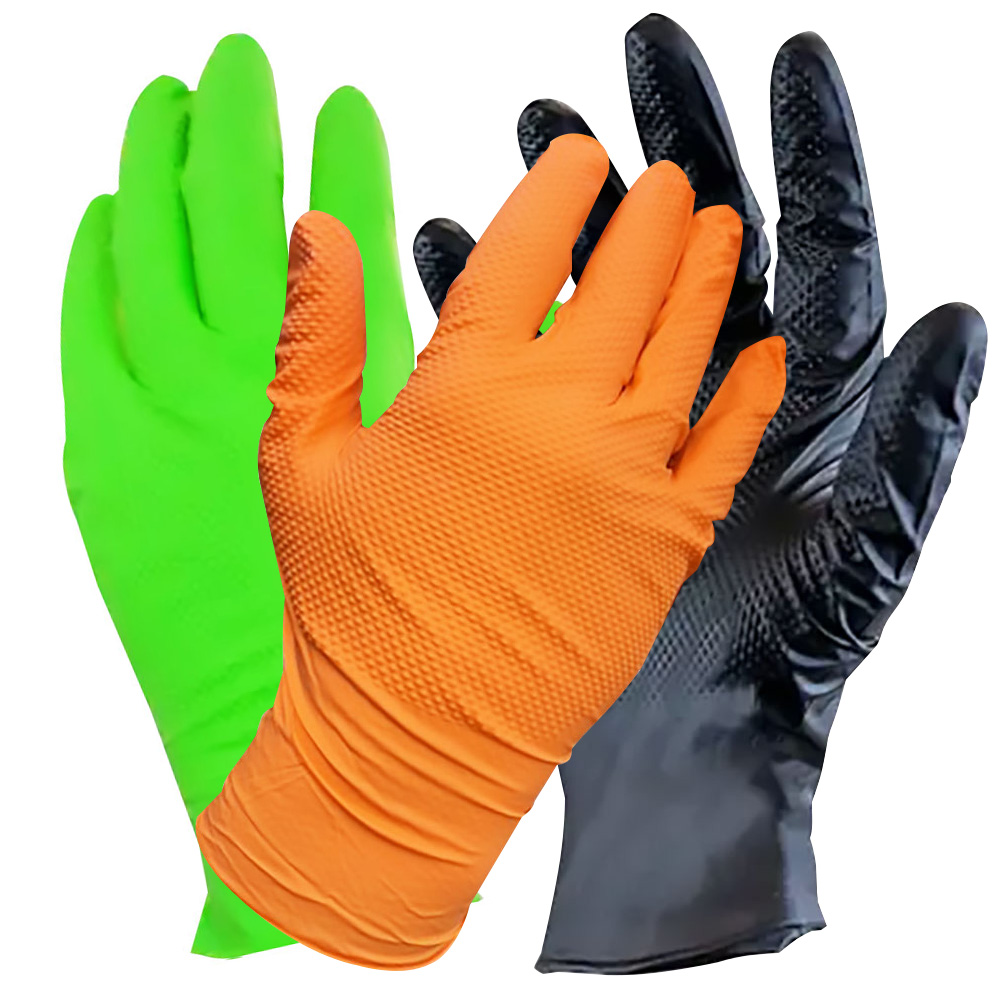 ProWorks® Catch® Textured Nitrile Disposable Gloves | U.S. Plastic Corp.