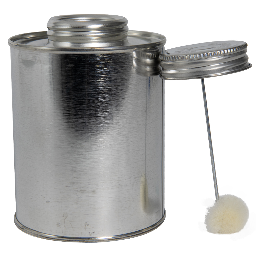 1 Pint Metal Monotop Solvent Can with 1-3/4" Delta Metal Screw Cap with ...
