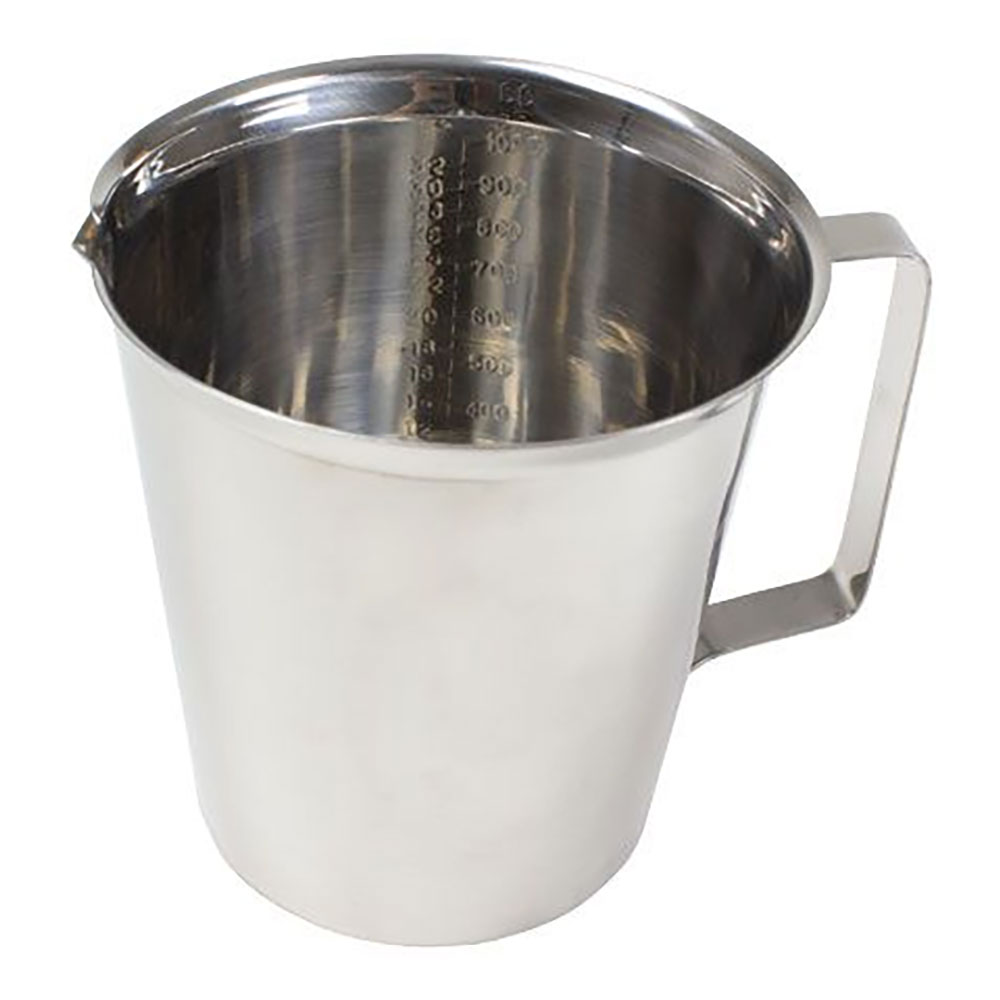 1000mL Graduated Stainless Steel Beaker with Handle | U.S. Plastic Corp.