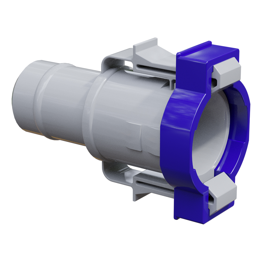 3/4" Gray Qwik-Lok® Socket Straight Fitting | U.S. Plastic Corp.