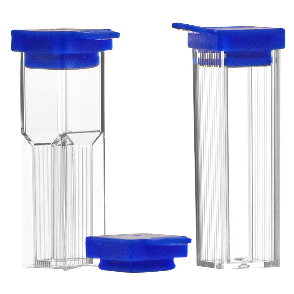 Blue Plug Cap for Cuvettes with Square Opening - Case of 500 | U.S ...