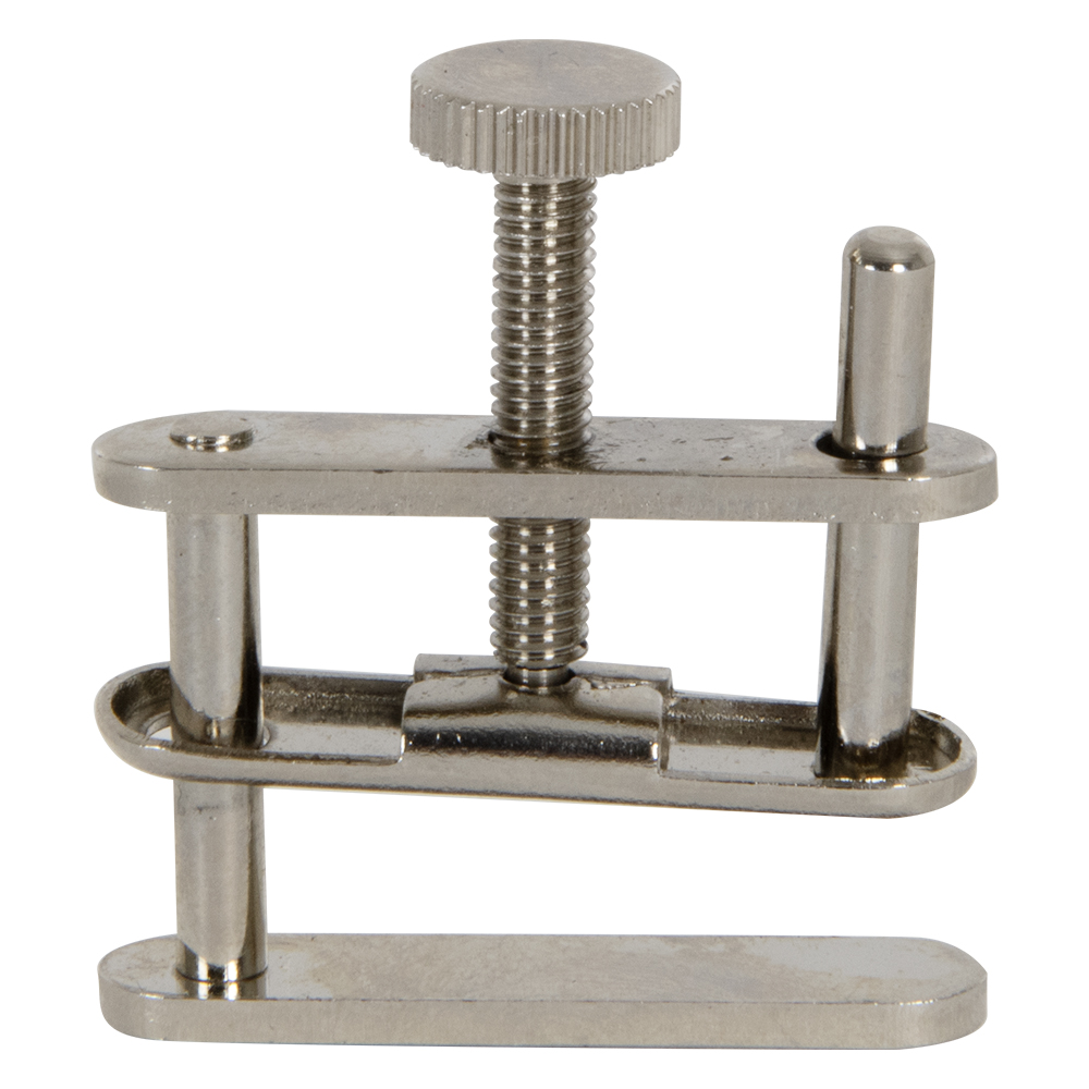 Nickel-Plated Brass Large Hoffman Tube Clamp with Open Bottom Frame | U ...