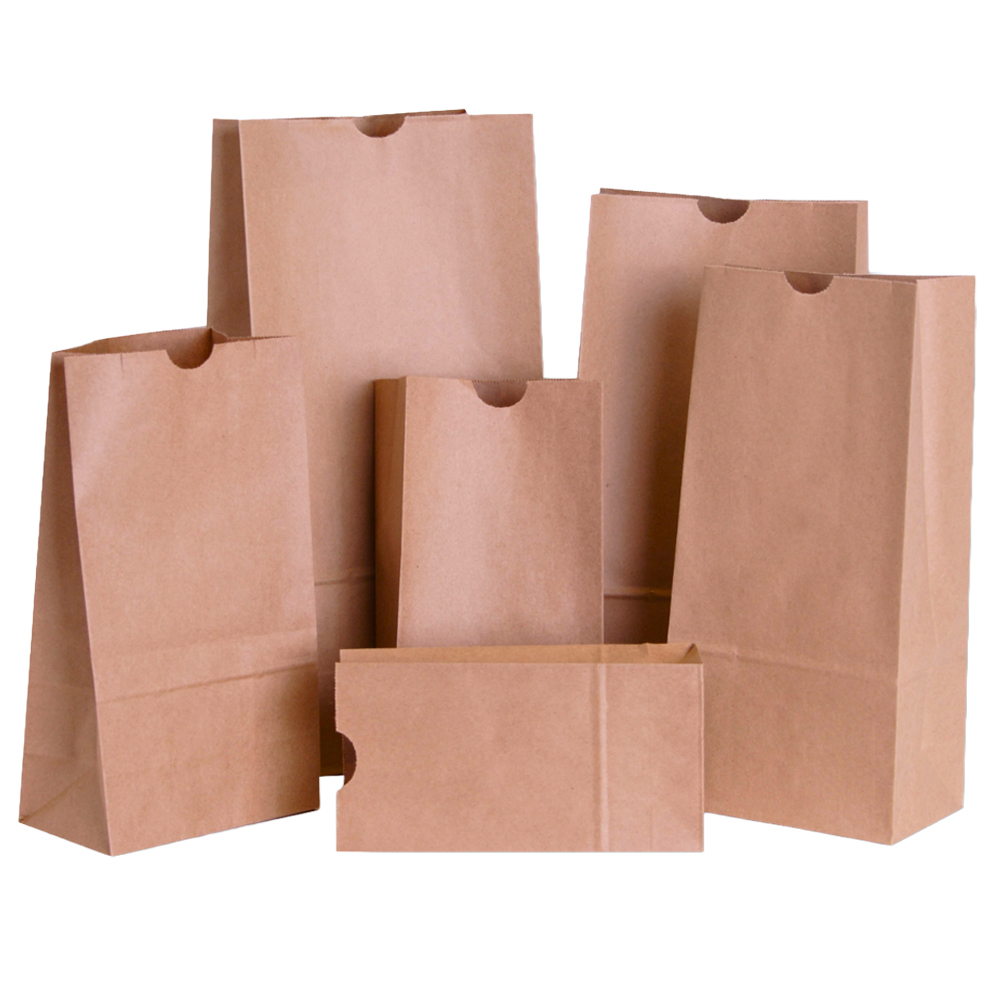Heavy-Duty Kraft Paper SOS Bags | U.S. Plastic Corp.
