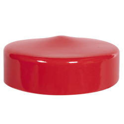Blue Vinyl Cap - 2-1/2" Cap ID x 1" Inside Length | U.S. Plastic Corp.
