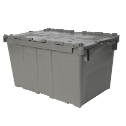28" L x 20" W x 15" Hgt. Gray Security Shipper Container | U.S. Plastic ...