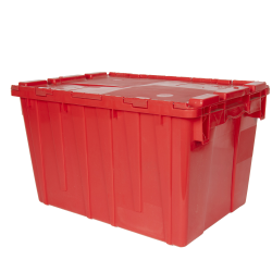 28" L x 20" W x 15" Hgt. Gray Security Shipper Container | U.S. Plastic ...