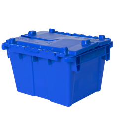 28" L x 20" W x 15" Hgt. Gray Security Shipper Container | U.S. Plastic ...