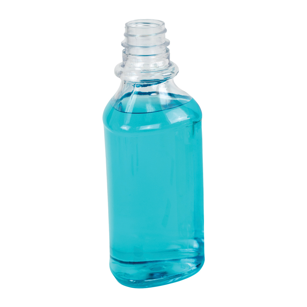 12 oz. Clear PET Triangle Bottle with 28/400 Neck (Cap Sold Separately ...
