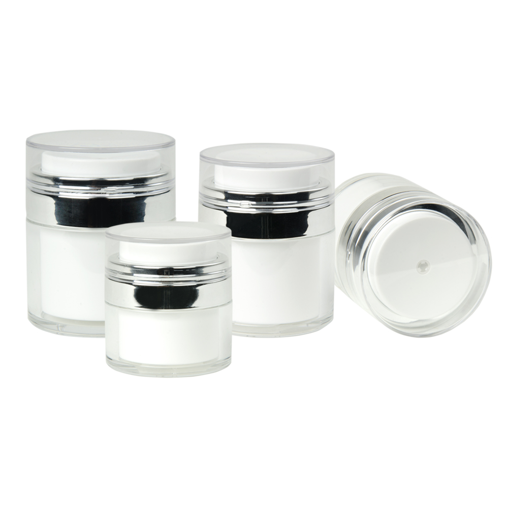 Airless Jars with Caps | U.S. Plastic Corp.