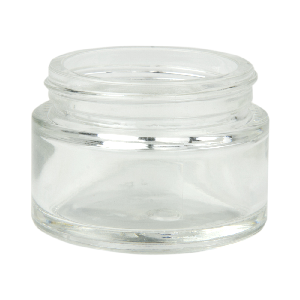 8mL Clear Glass Round Jar with 33/400 Neck (Caps Sold Separately) | U.S ...