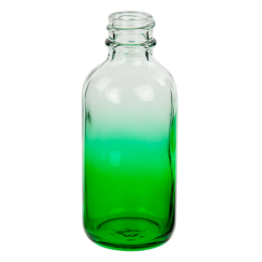 60mL Faded Green E-Liquid Boston Round Glass Bottle with 20/400 Neck ...