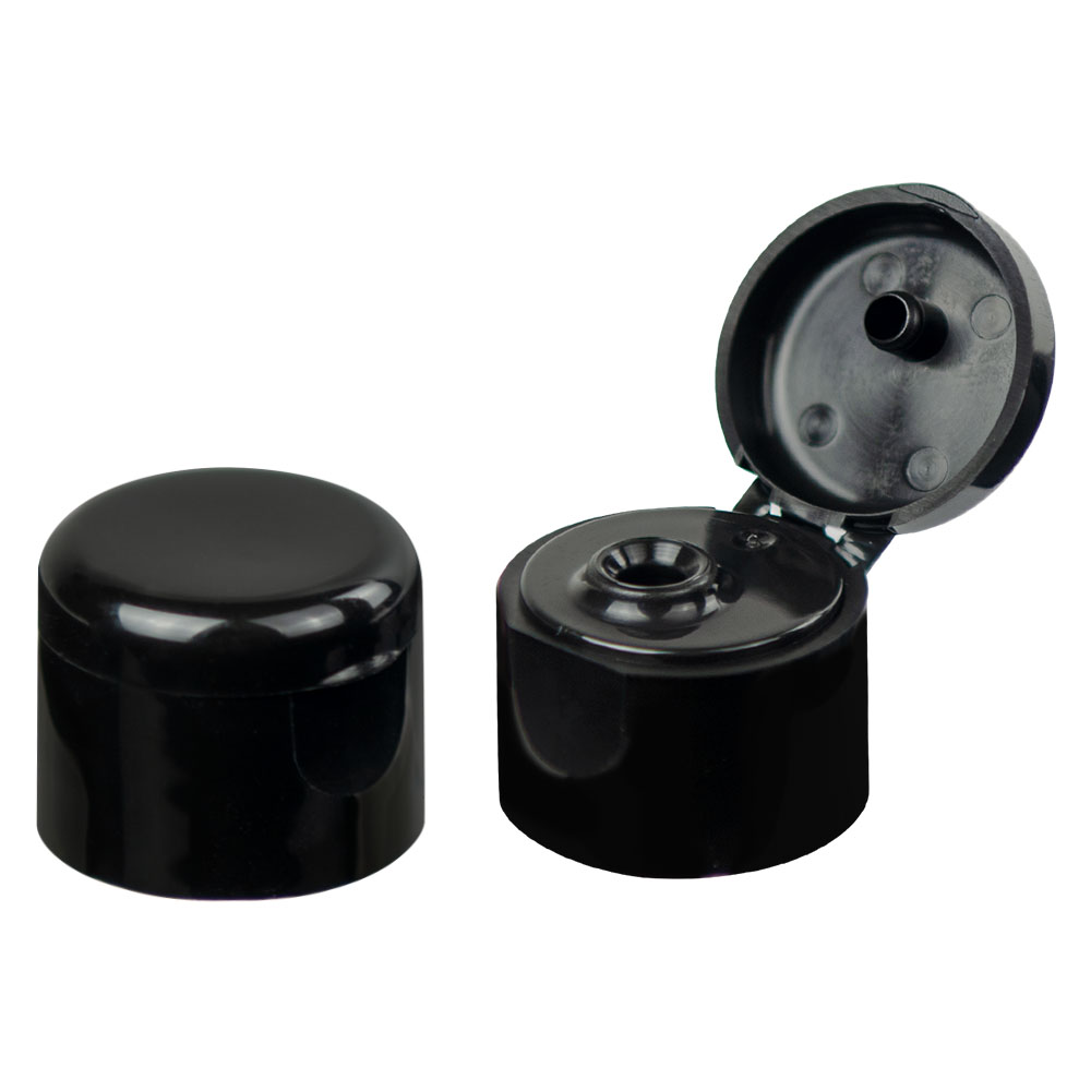 20/410 Black Dome Snap-Top Cap | U.S. Plastic Corp.