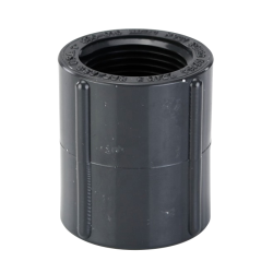 3/8" Schedule 80 Gray PVC Threaded Female Coupling | U.S. Plastic Corp.