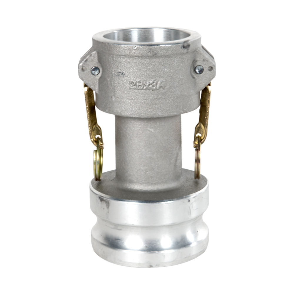 3" Reducing Coupler x 2" Male Adapter Aluminum Coupling | U.S. Plastic ...